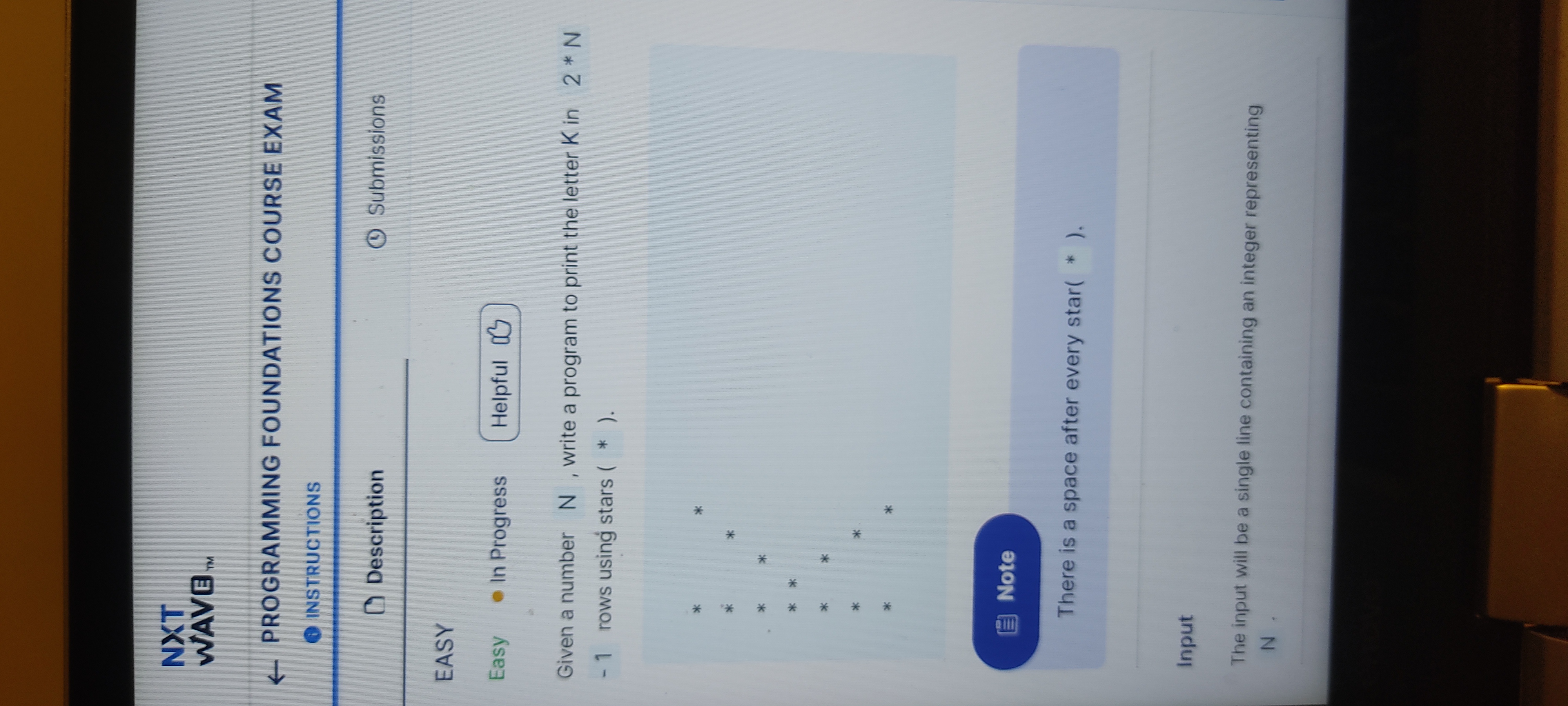 Solved Easy - ﻿In ProgressGiven a number N, ﻿write a program | Chegg.com