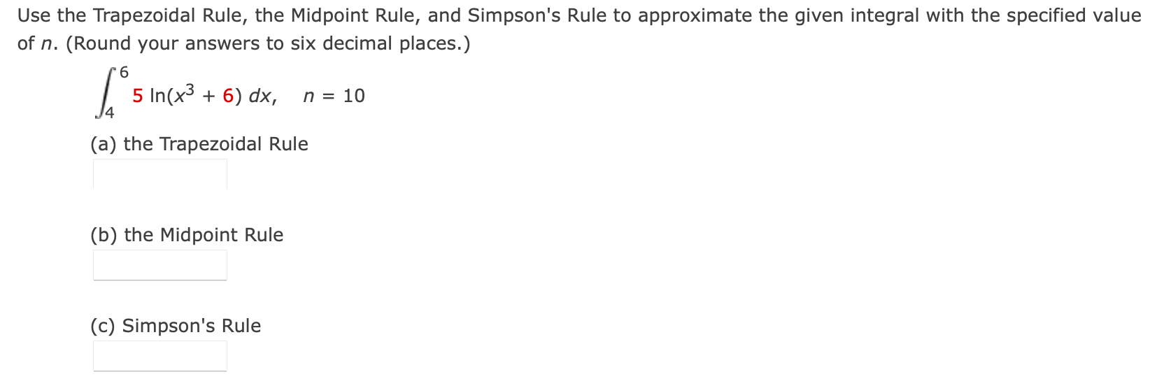 Solved Use the Trapezoidal Rule, the Midpoint Rule, and | Chegg.com