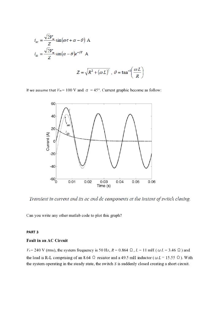 Part 1 A Simple R I Circuit Dc Source Let Us Assume