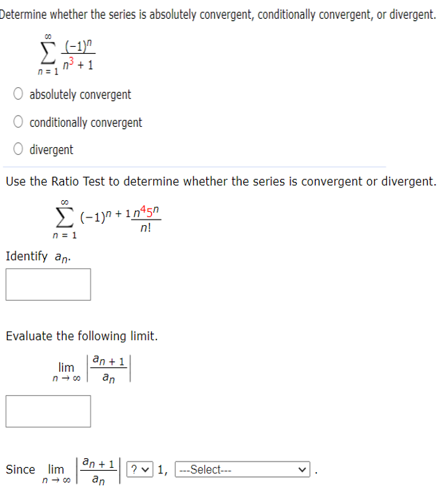 Solved Determine whether the series is absolutely | Chegg.com