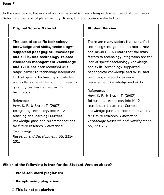 Solved In the case below, the original source material is | Chegg.com