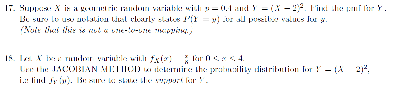 Solved Suppose X is a geometric random variable with p = 0:4 | Chegg.com