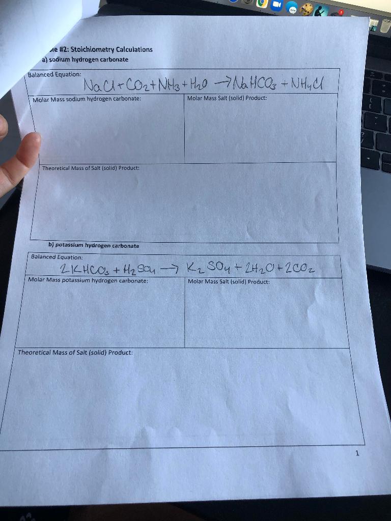 Solved ame: Report Form - What's My Formula? Table #1: | Chegg.com