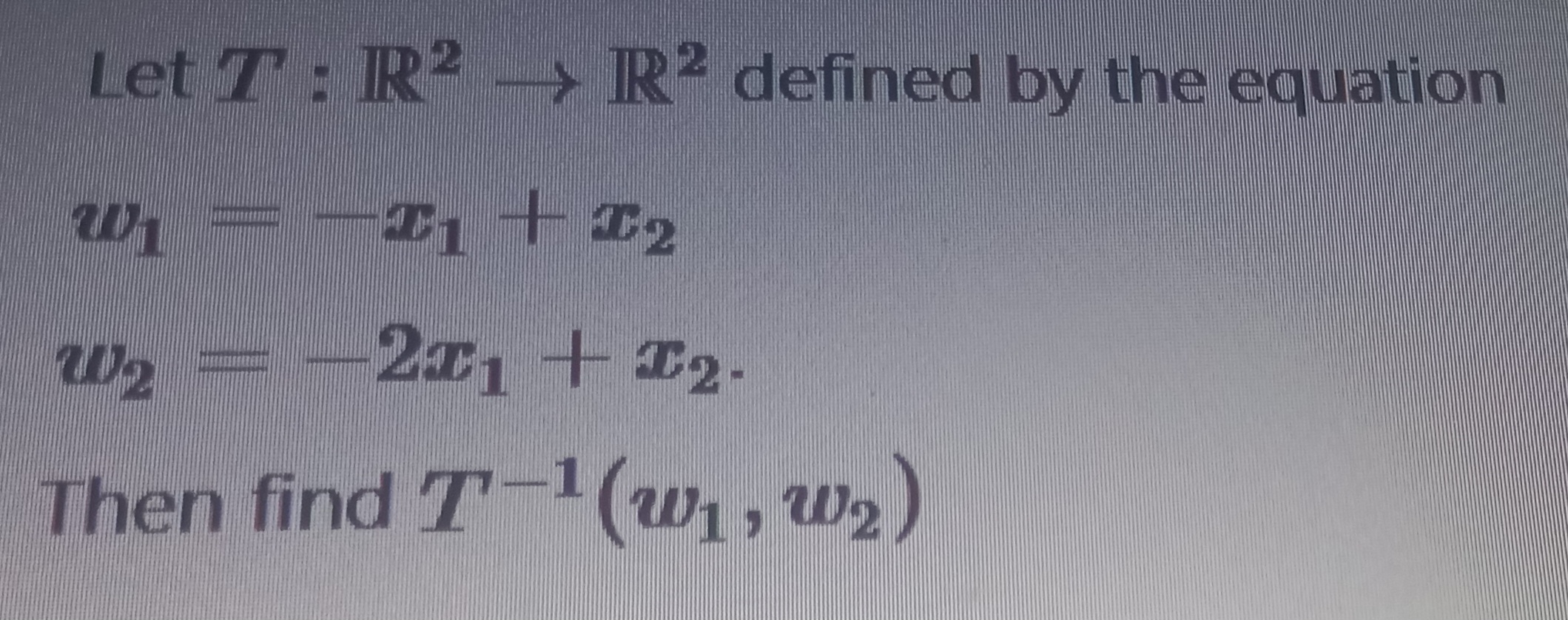 Let T:R2→R2 defined by the equation | Chegg.com