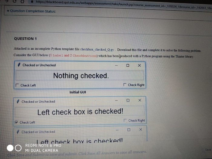 → e http://blackboard.qut | Chegg.com