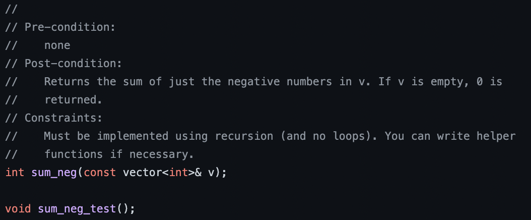 Solved Writing Recursive Functions No Loops Are Permitted 3432