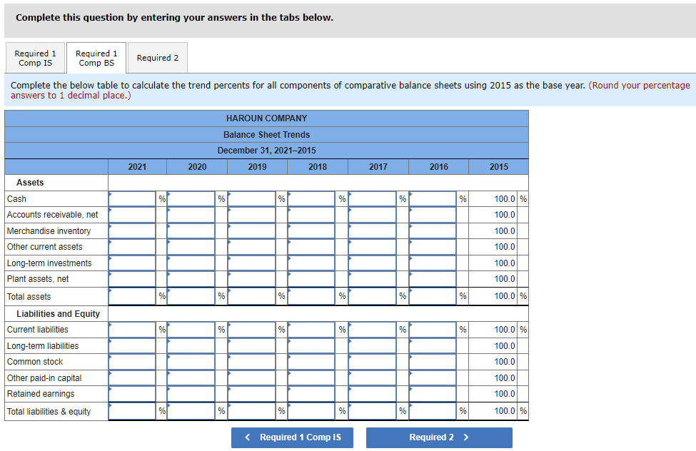 Solved Problem 13-1A (Algo) Calculating and analyzing trend | Chegg.com