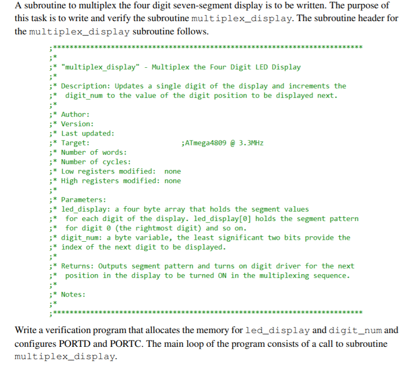 2. Write and debug a subroutine named | Chegg.com