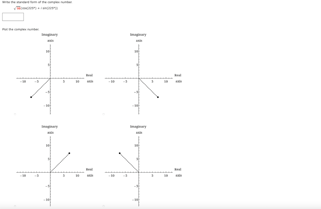 Solved Write the standard form of the complex number. | Chegg.com