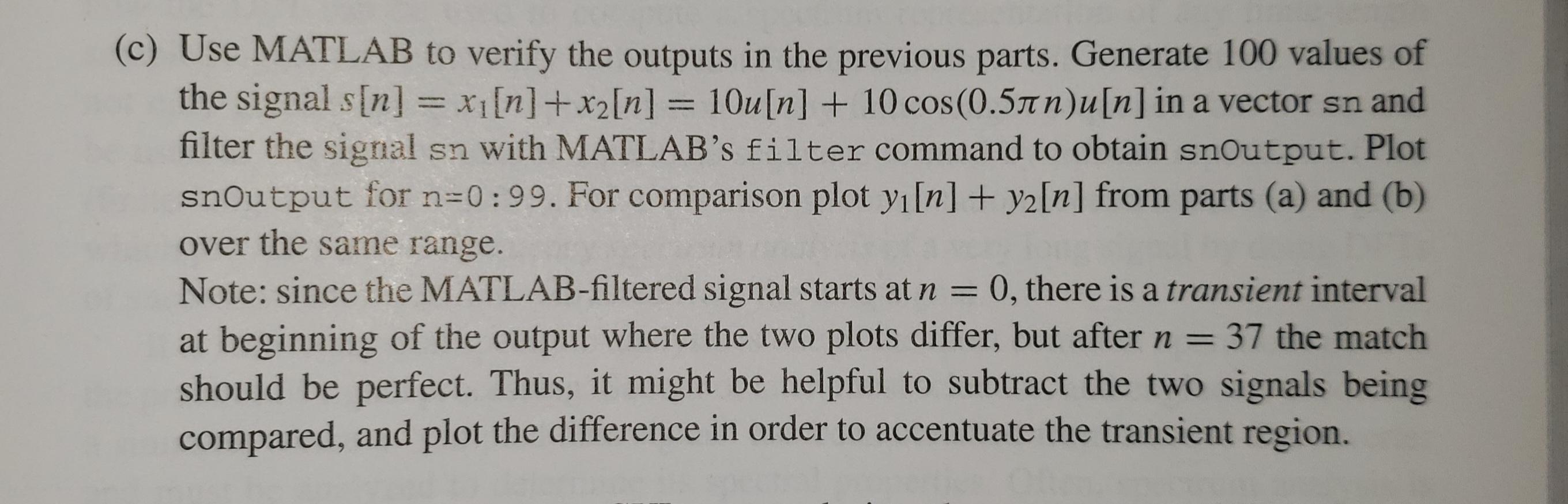 Solved form y3[n] = A3 cos(wn +93). P-7.19 Use the | Chegg.com
