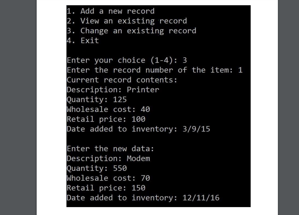 Solved Complete The C Code Below Using The Following 7828