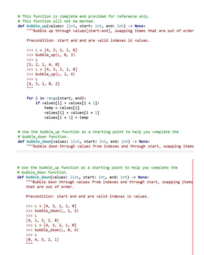 Solved # This function is complete and provided for | Chegg.com