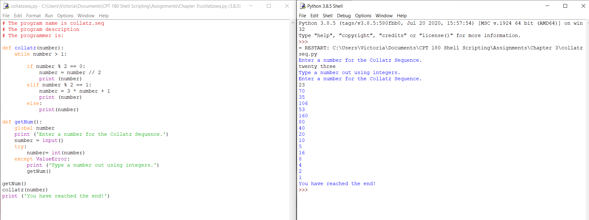 Solved Cpt 180 Chapter 3 Assignment 3 How Can I Have The 