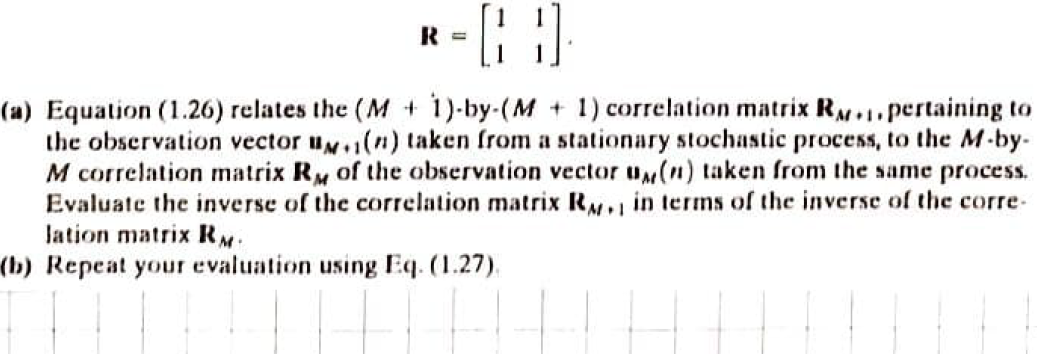 R RM+1 RM BT (1.27) r(0)] | Chegg.com