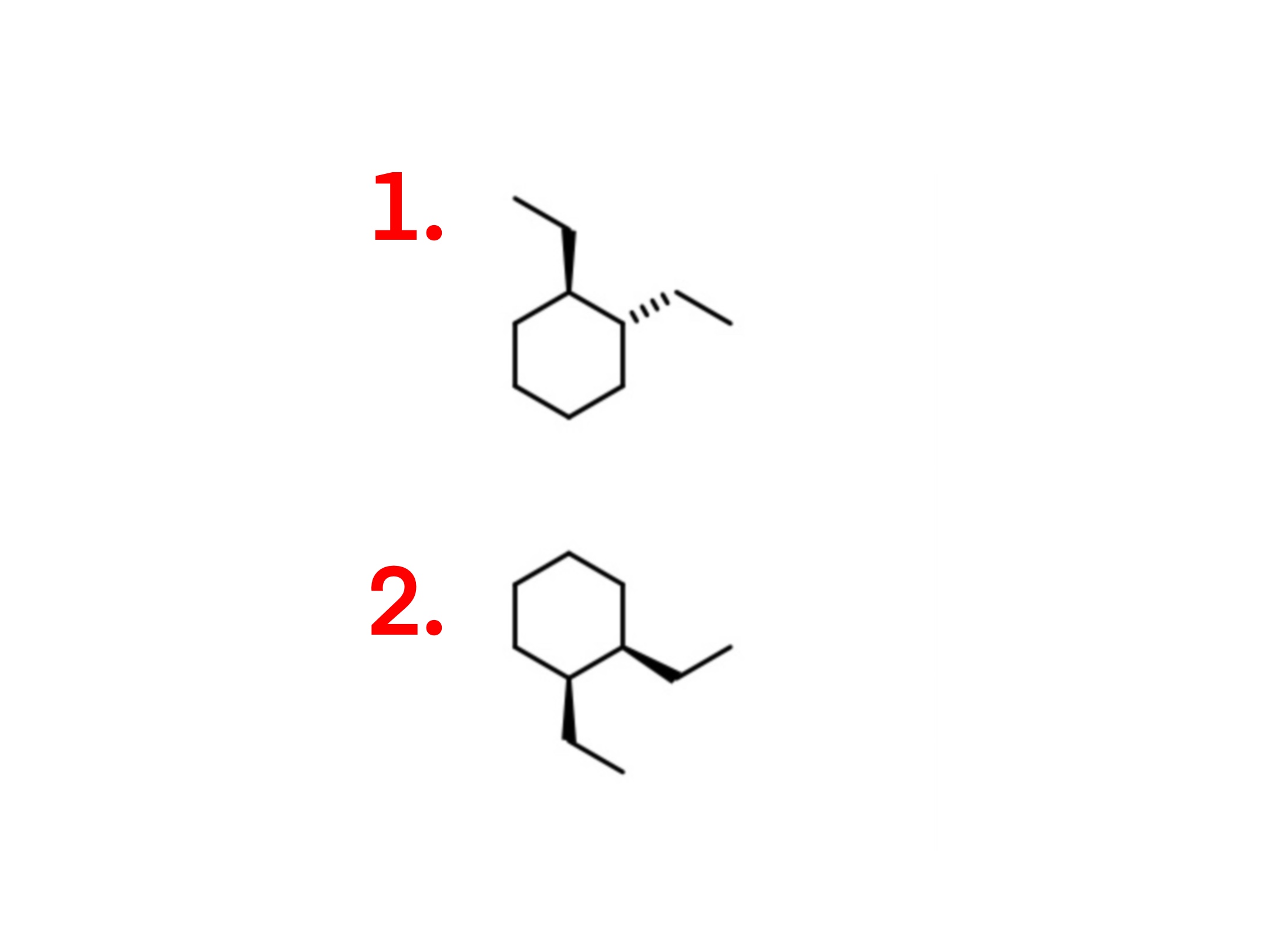 Solved Draw the chair conformations (both chair flips) ﻿for | Chegg.com