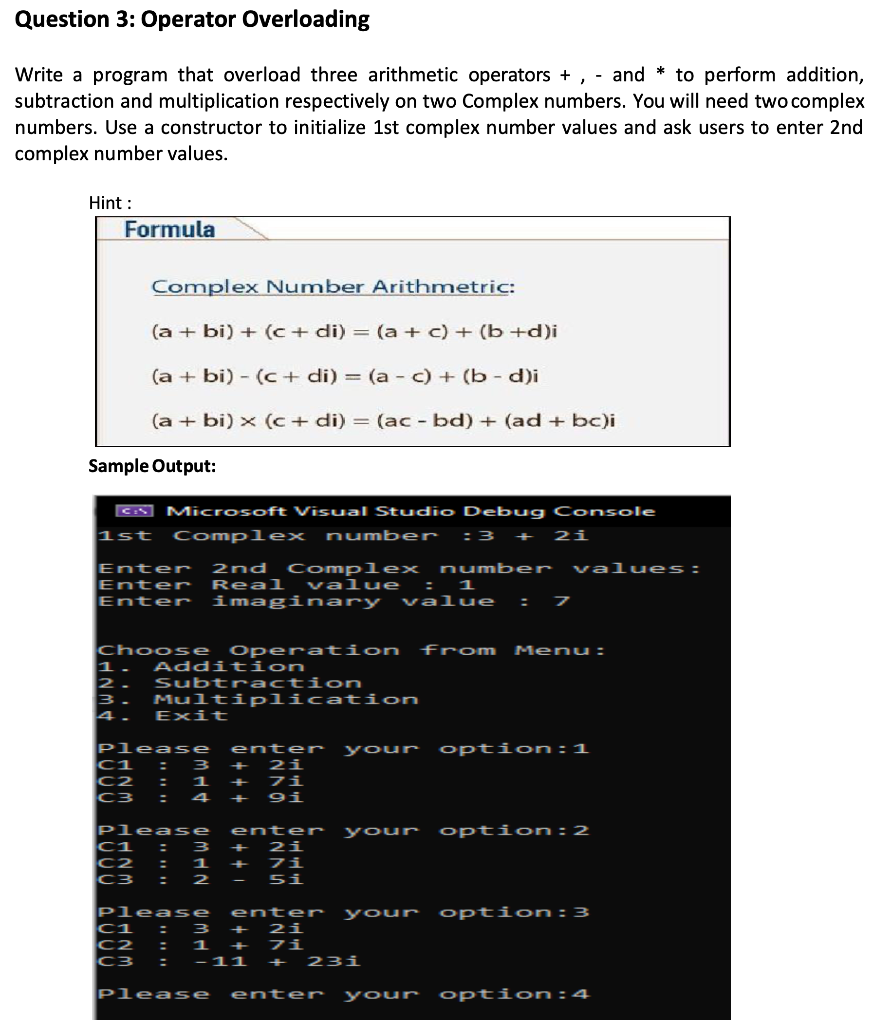 Solved Code should be properly formatted and clearly | Chegg.com