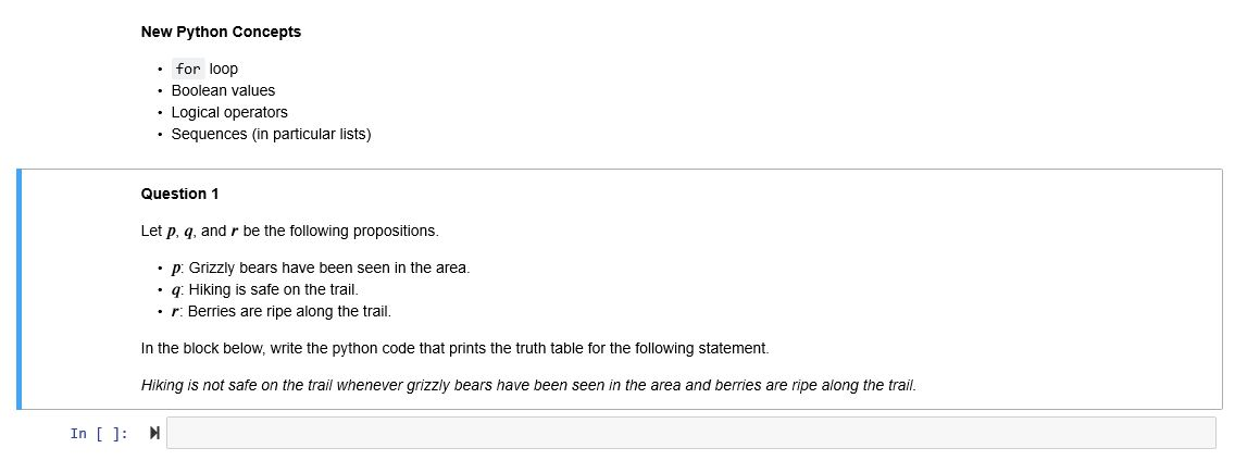 Solved Python Question Question 1 Let 𝑝p, 𝑞q, and 𝑟r be | Chegg.com
