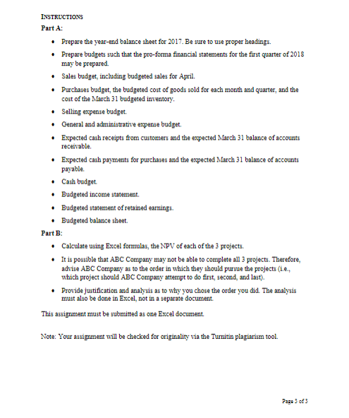 Solved EXCEL PROJECT ASSIGNMENT INSTRUCTIONS OVERVIEW Assume | Chegg.com