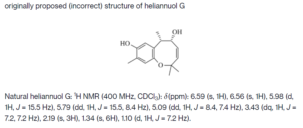 35. The heliannuols are a family of natural products | Chegg.com