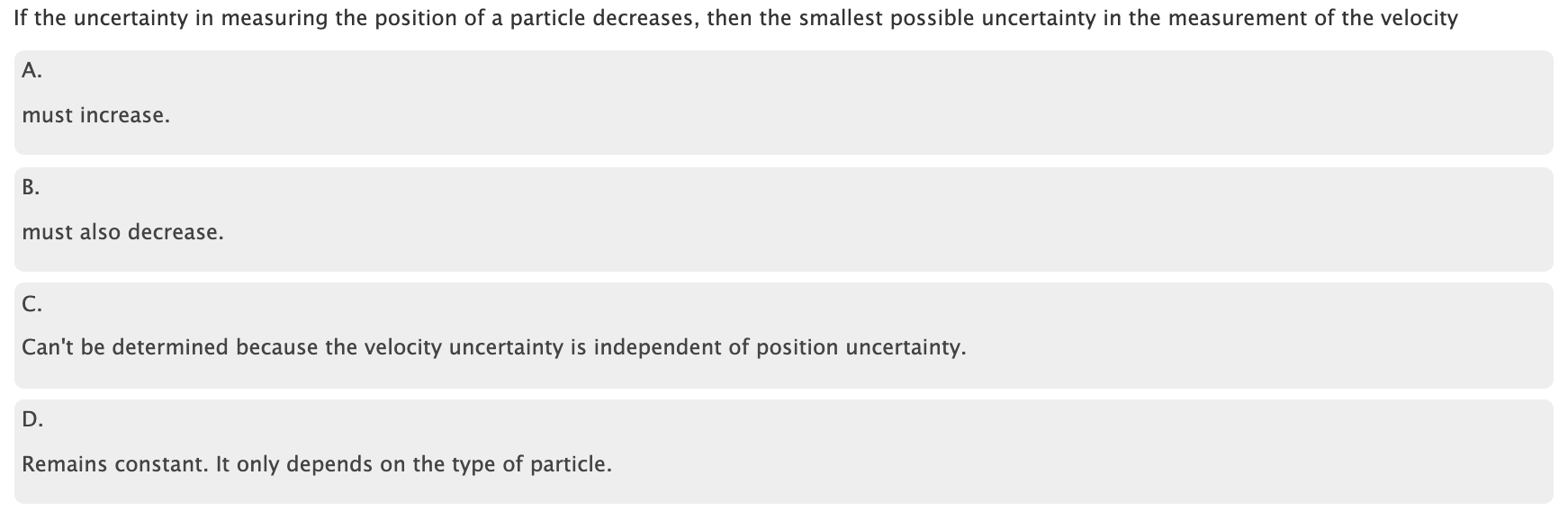 Solved If the uncertainty in measuring the position of a | Chegg.com