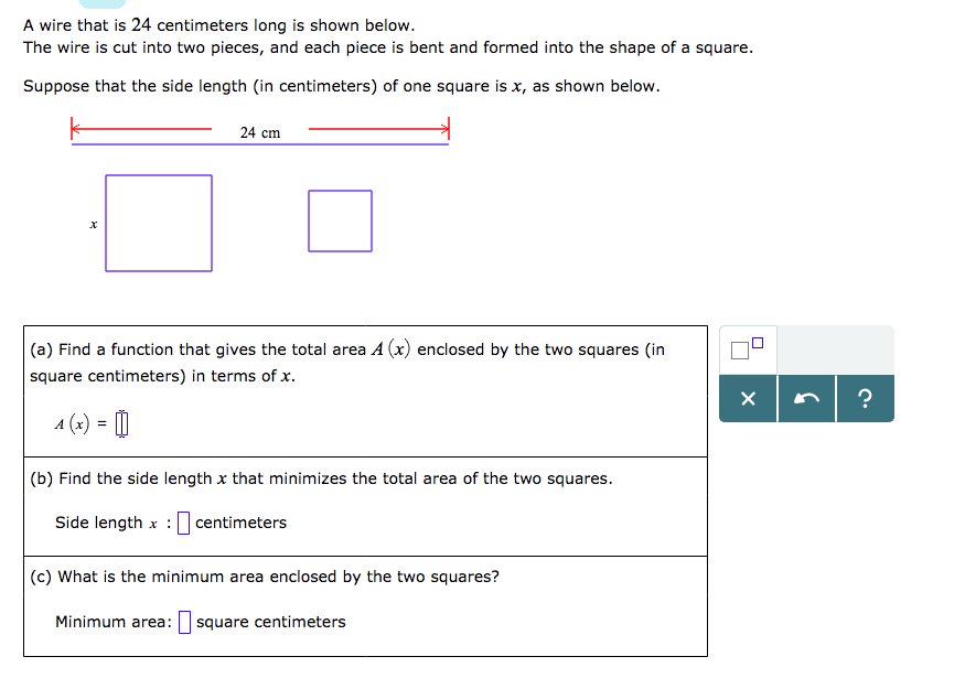 Solved A Wire That Is 24 Centimeters Long Is Shown Below Chegg