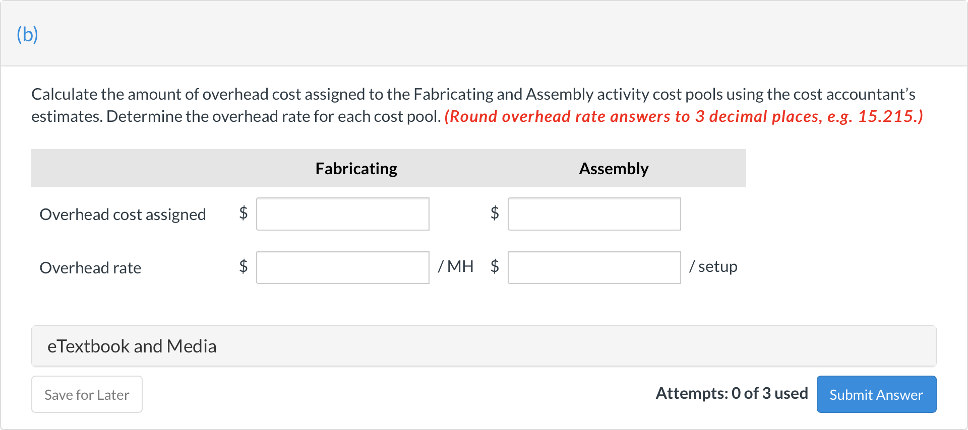 Solved Swifty Manufacturing produces two products in its | Chegg.com