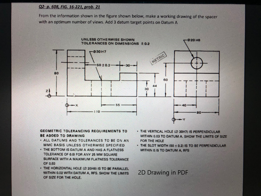 Solved Q2. p. 608. FIG. 16-221. prob. 21 From the | Chegg.com