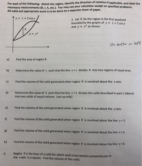 Solved For each of the following: sketch the region, | Chegg.com