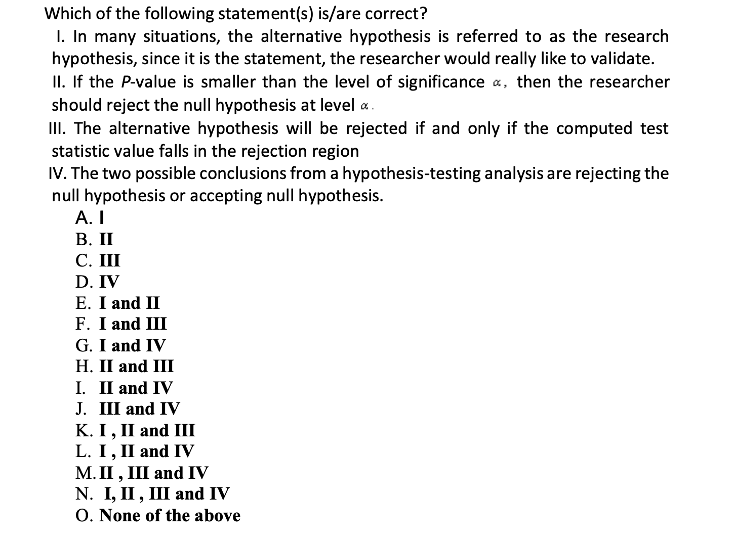 Solved Which of the following statement(s) is/are correct? | Chegg.com