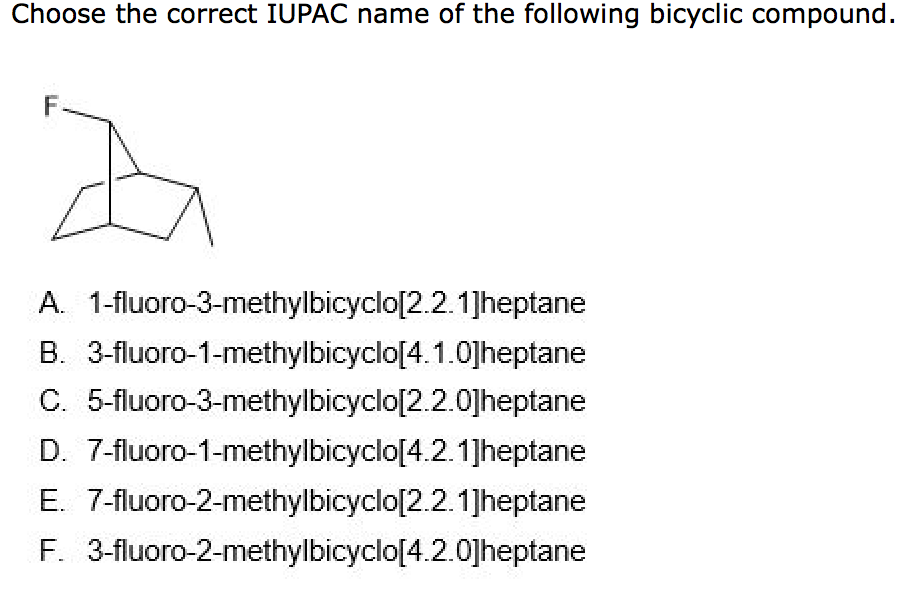 Solved Choose the correct IUPAC name of the following | Chegg.com