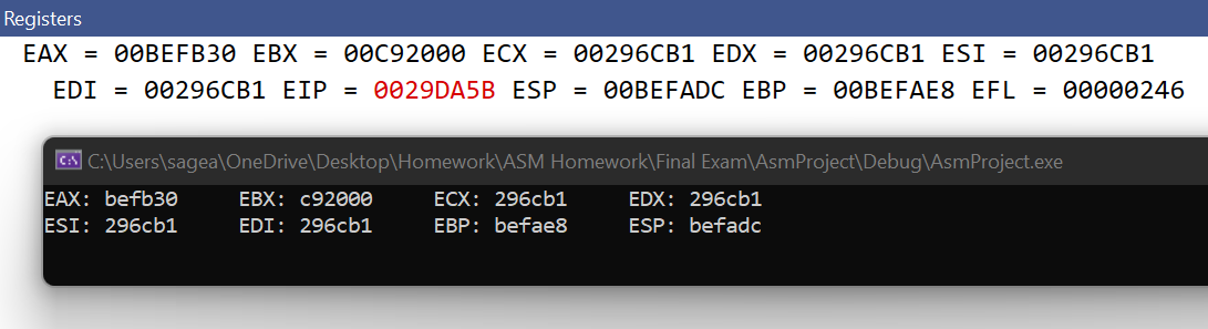 Solved In assembly language, You are to create a procedure | Chegg.com