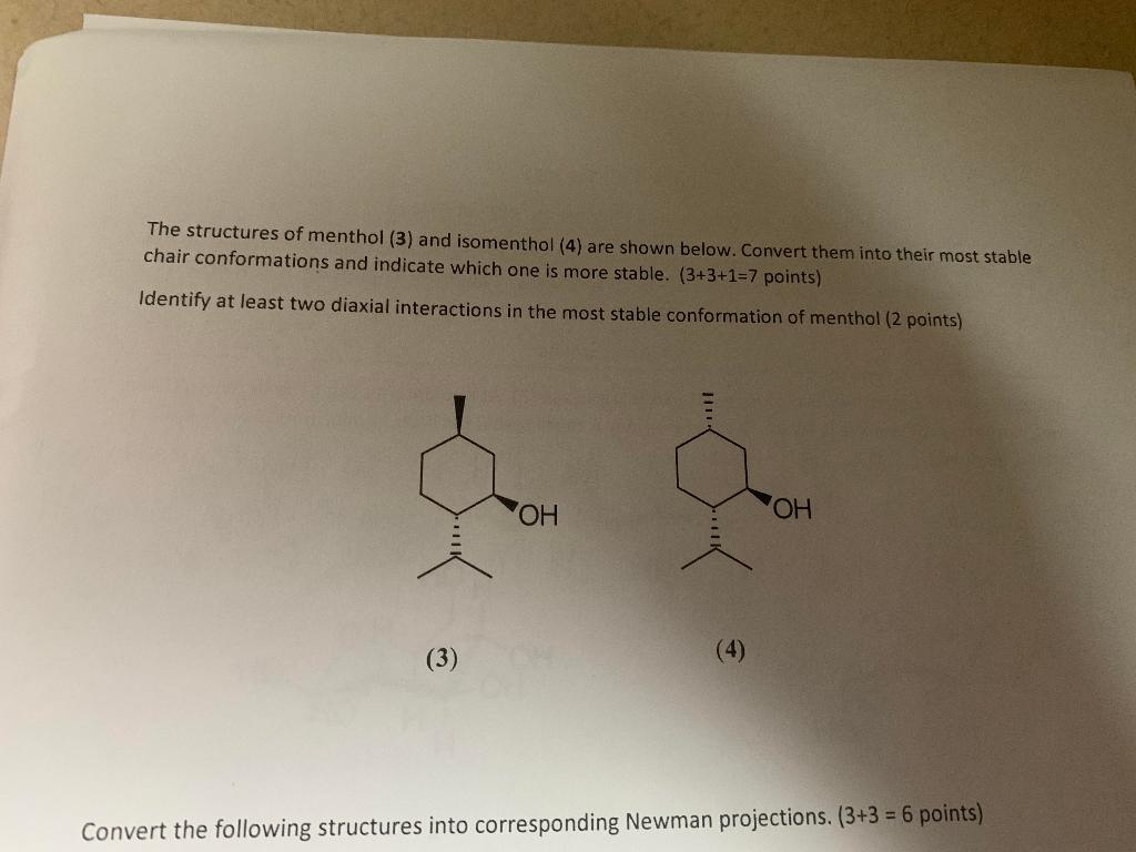 Solved Draw the alternate chair conformation for the | Chegg.com