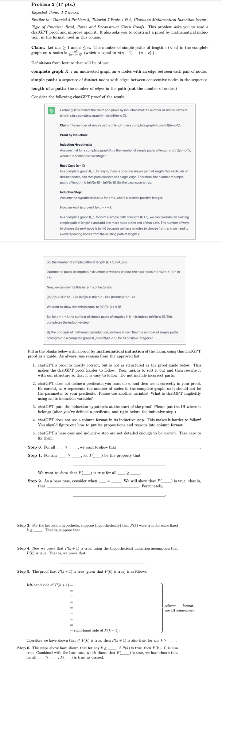 Solved Type of Practice: Read, Parse and Deconstruct Given | Chegg.com