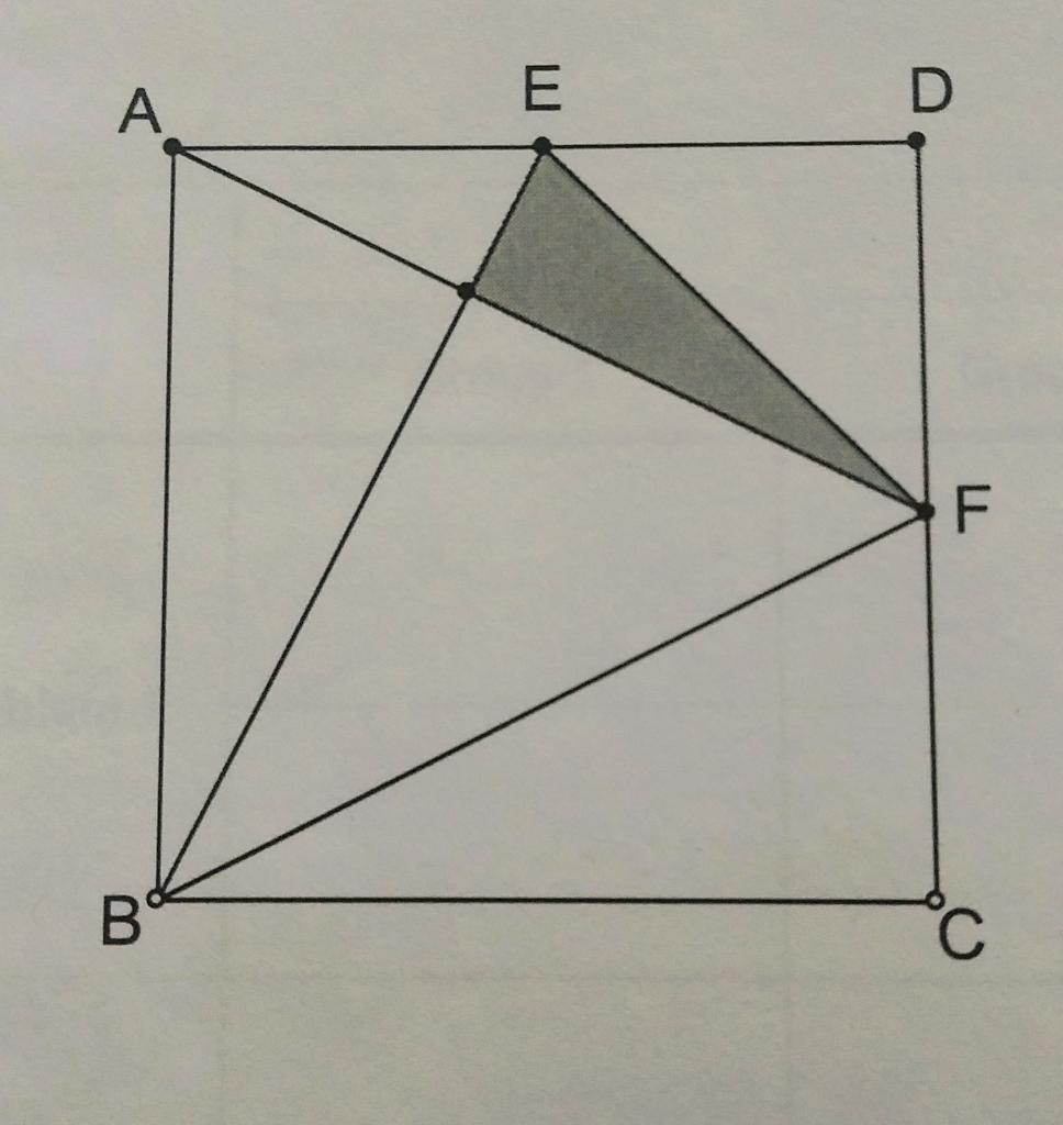 Solved Quadrilateral ABCD is a square. E and F midpoints of | Chegg.com