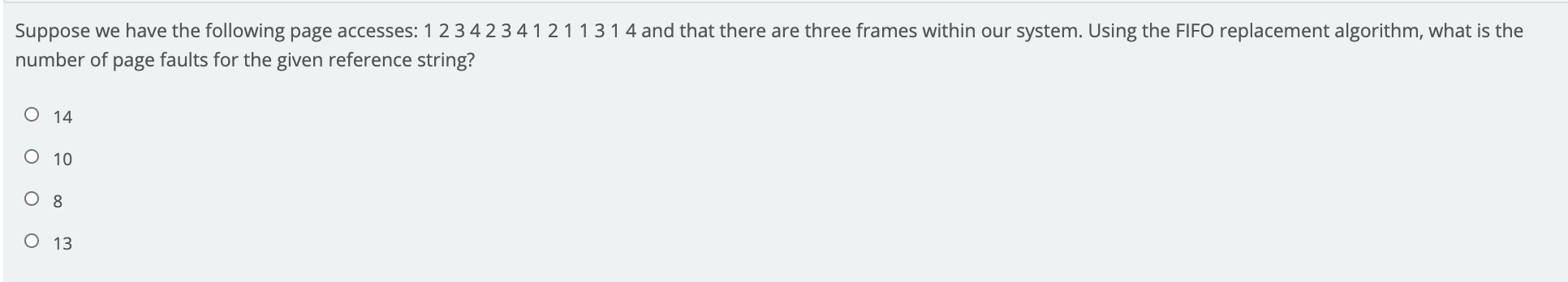 Solved Suppose we have the following page accesses: 1 2 3 4 | Chegg.com