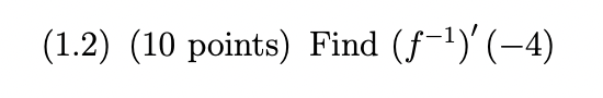 Solved 1.(1.1) (5 points) Let f(x) = x5 + 2x3 + x. Show that | Chegg.com