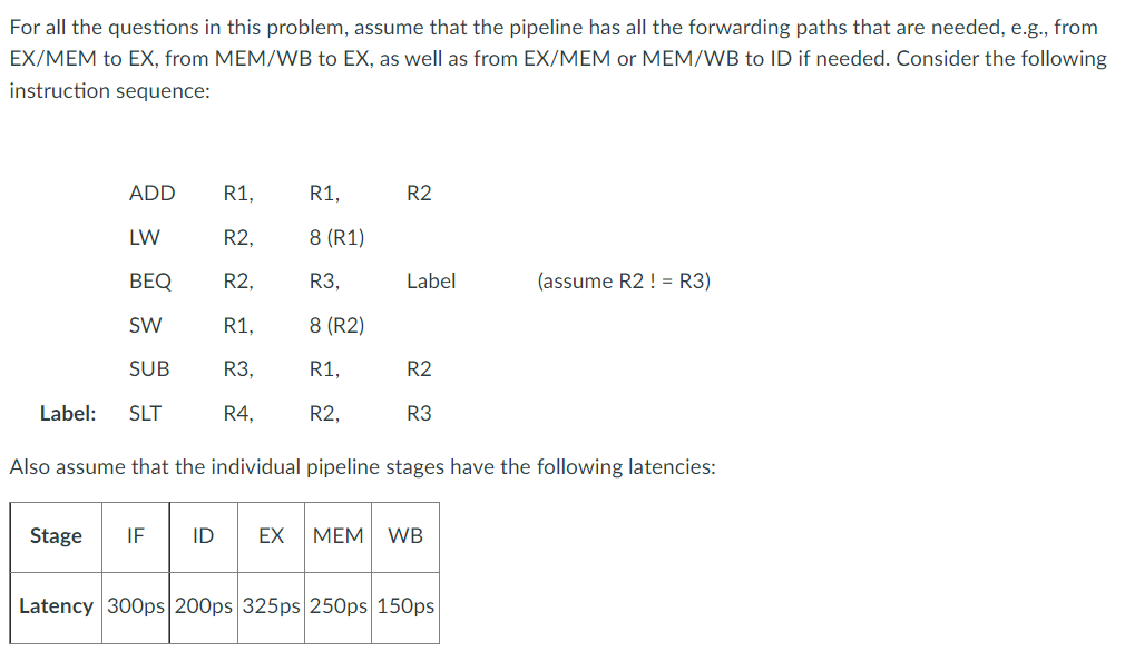 Solved For all the questions in this problem, assume that | Chegg.com