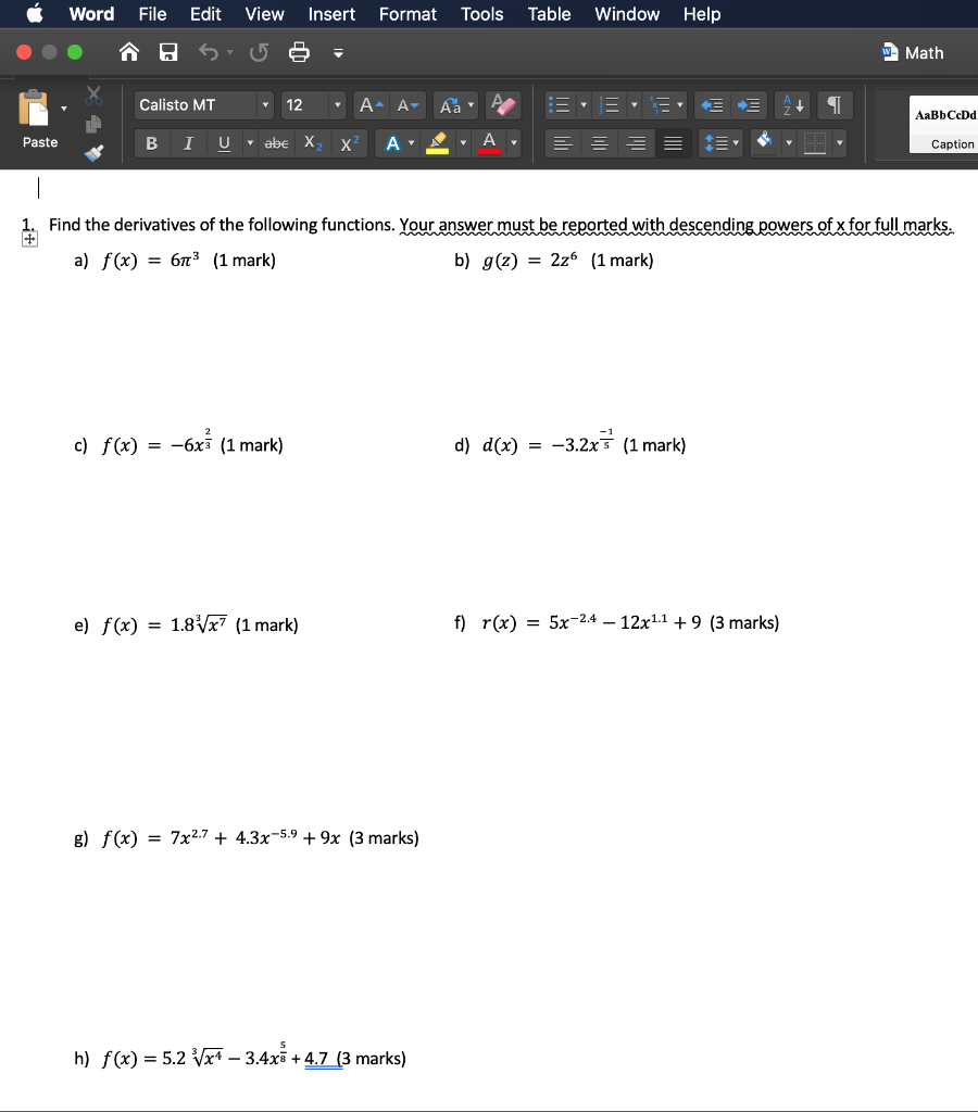 Solved Word File Edit View Insert Format Tools Table Window | Chegg.com