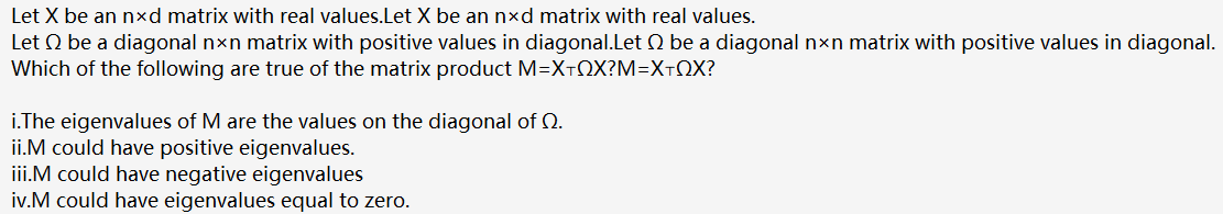 Solved Let X be an nxd matrix with real values.Let X be an | Chegg.com