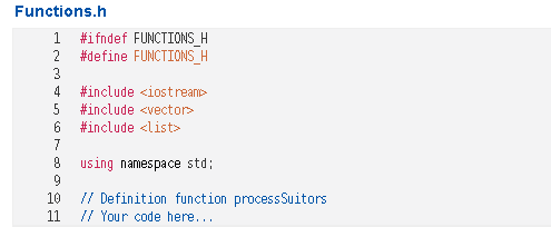 Solved Here is an example, if there were 6 suitors then the | Chegg.com