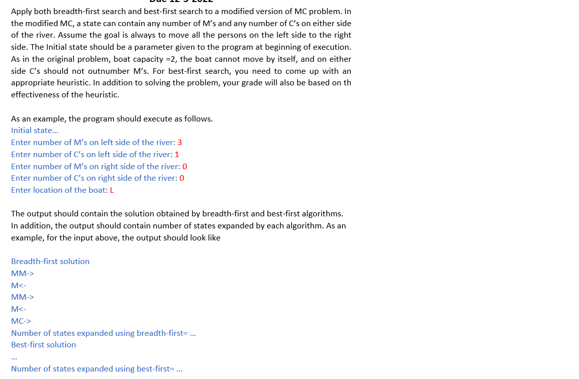 Solved Apply both breadth-first search and best-first search | Chegg.com