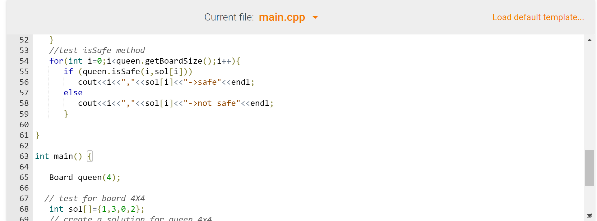 Solved 10.51 N-Queen Problem: Part1 The n-queen problem is | Chegg.com