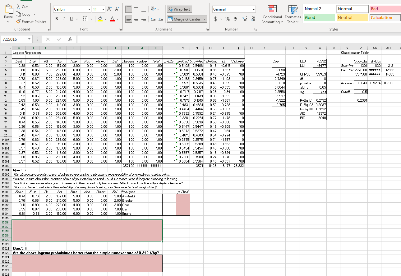 Calibri 11 . AI A == ab Wrap Text General 11 PA | Chegg.com