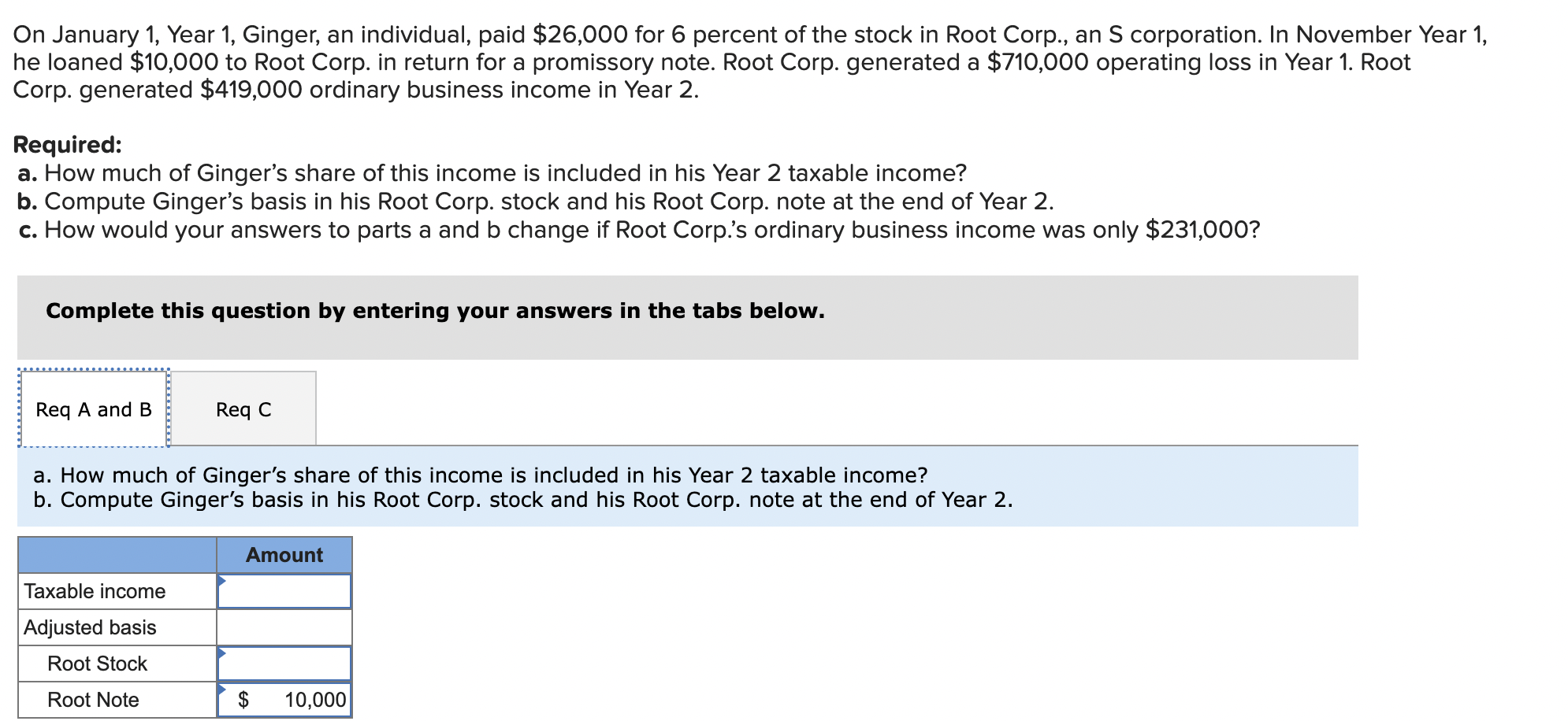 Solved On January 1, Year 1, Ginger, an individual, paid | Chegg.com