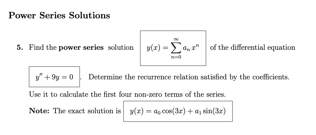 Solved Differential Equations Separable Equations 1 Which