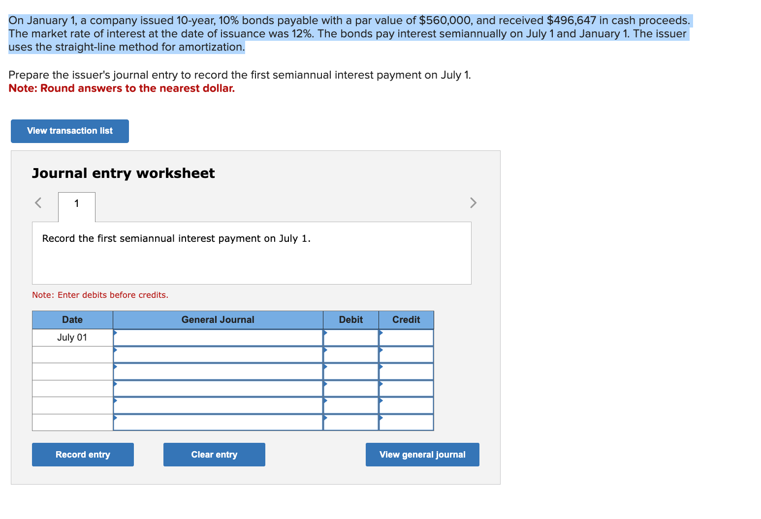 Solved On January 1 , a company issued 10 -year, 10% bonds | Chegg.com