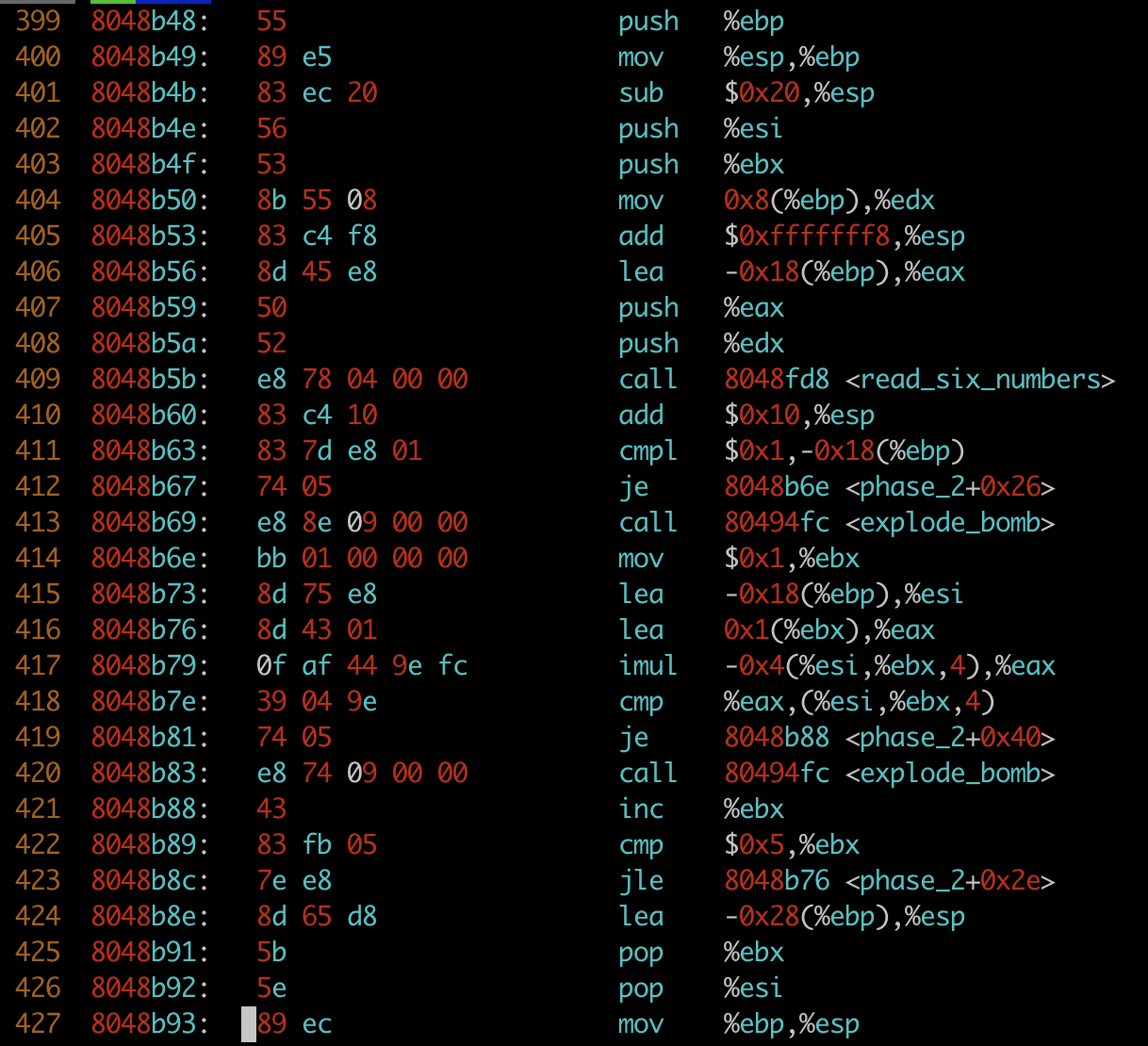 Solved annotate the following lines of assembly | Chegg.com