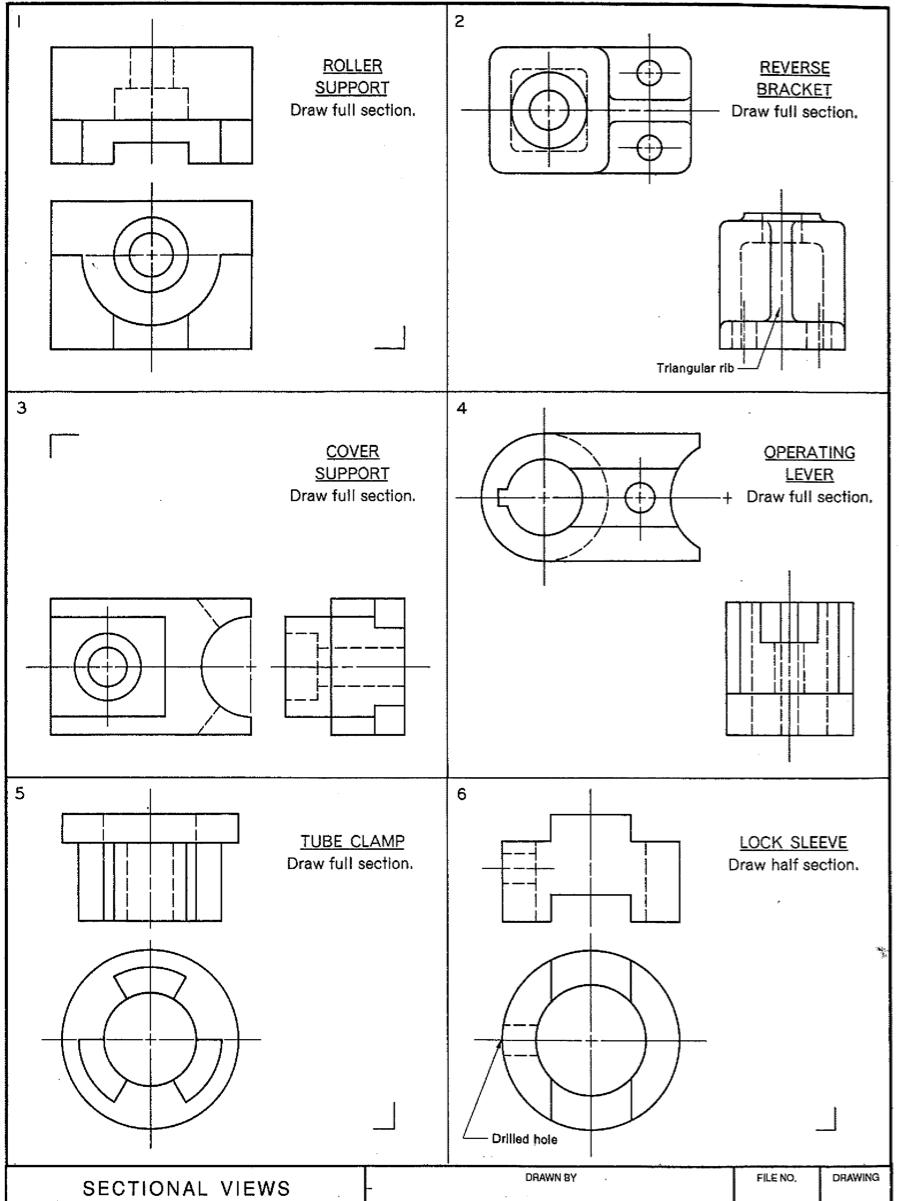 Solved 2 ROLLER SUPPORT Draw full section. o REVERSE BRACKET | Chegg.com