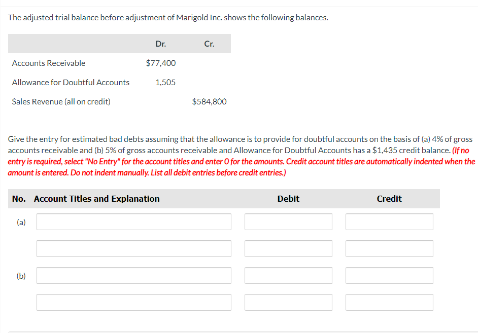 Solved The adjusted trial balance before adjustment of | Chegg.com