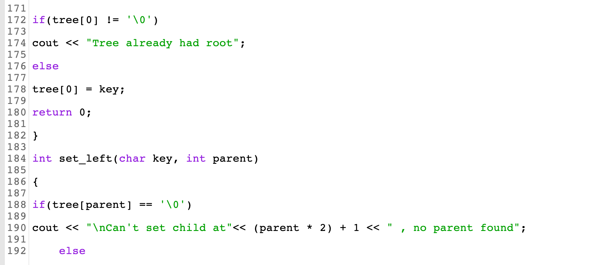 Solved 1 #include 2 using namespace std; 3 4 class BST 5 { | Chegg.com